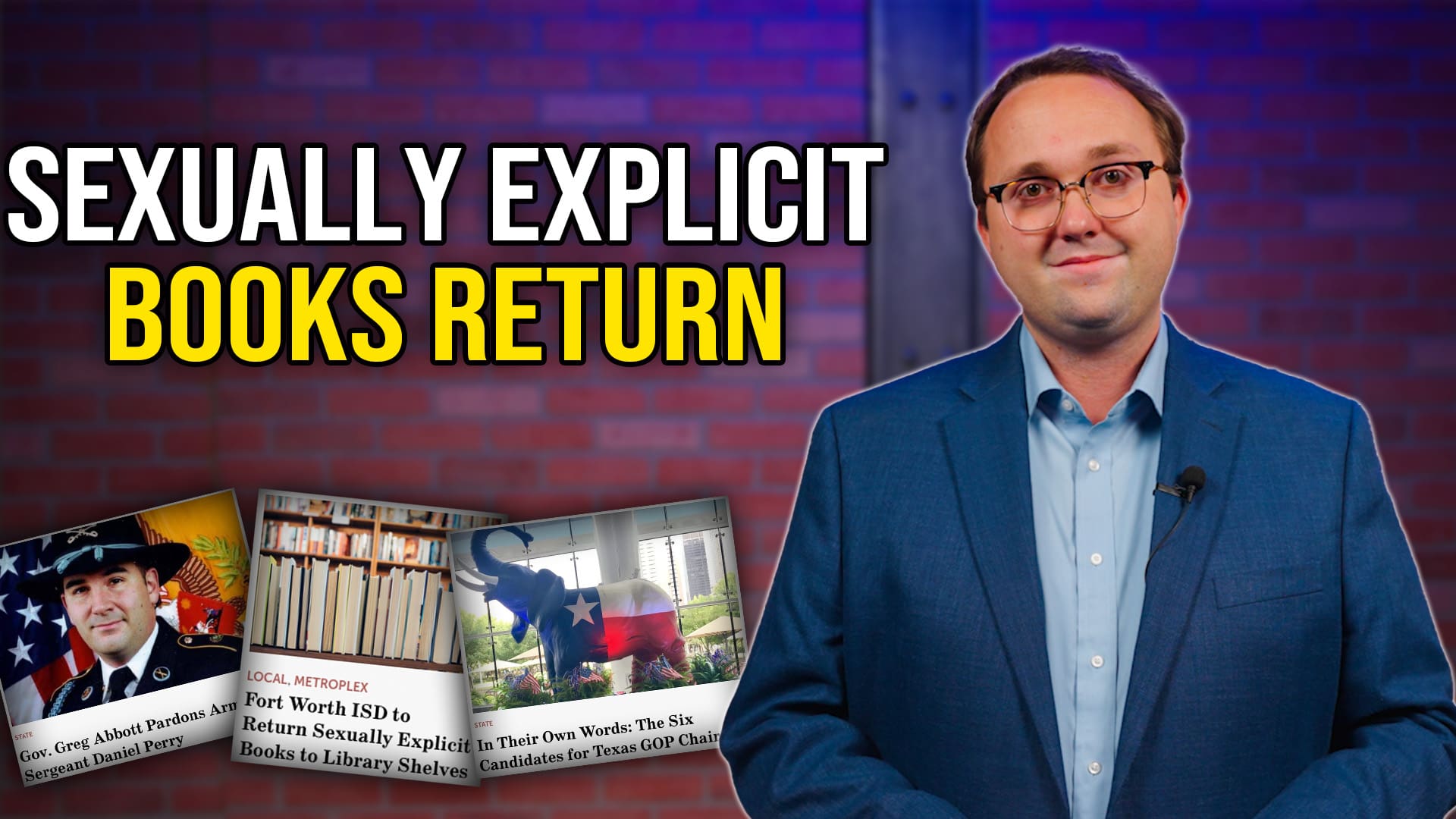 5/17/24 Sexually Explicit Books Return - Texas Scorecard