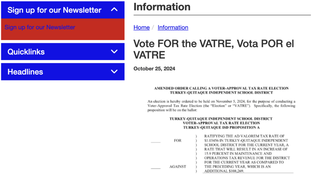 Texas School Districts ‘Electioneer’ for Tax Increases - Texas Scorecard