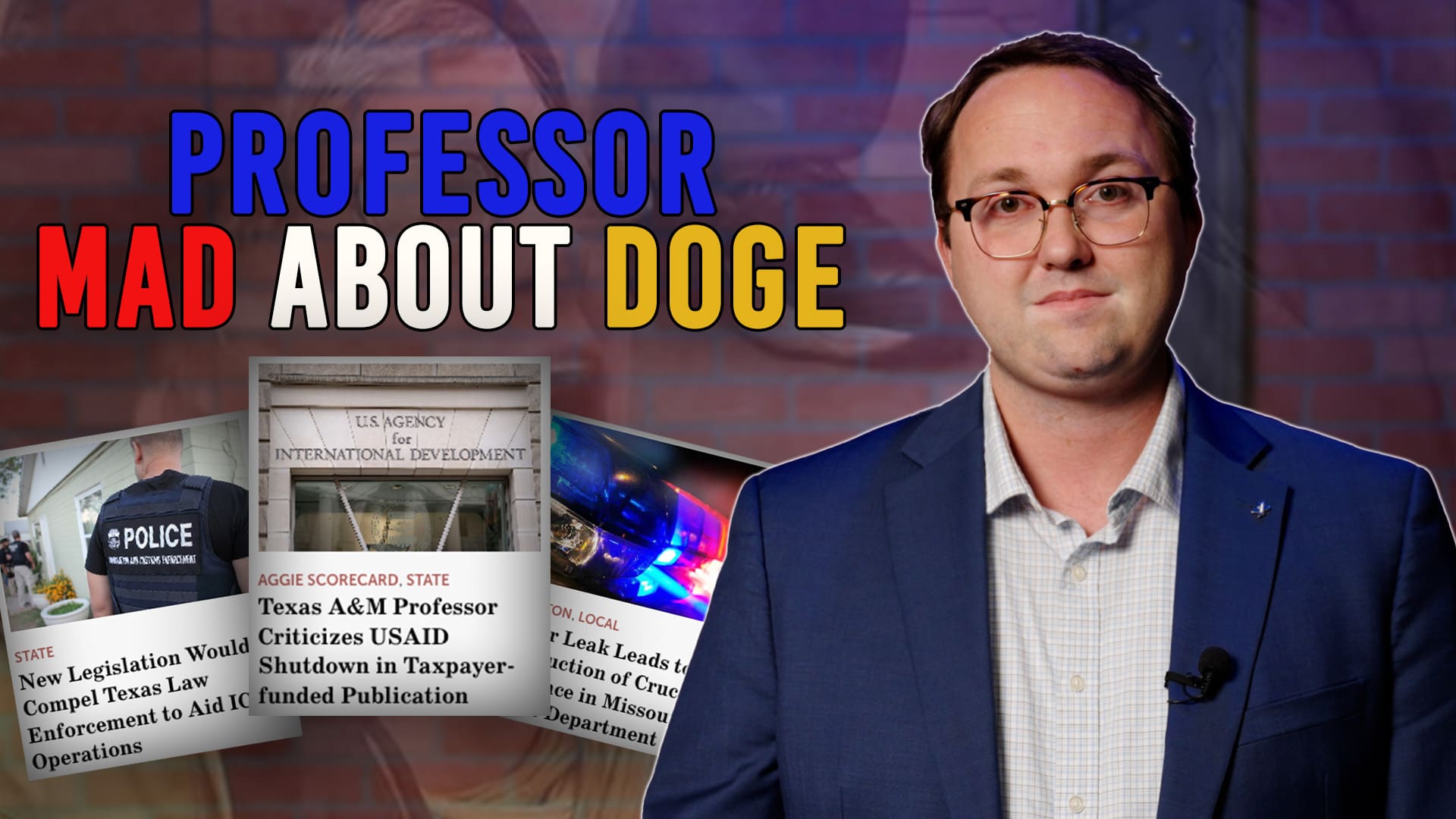 2/6/25 Texas A&M Professor Mad About USAID Shutdown - Texas Scorecard