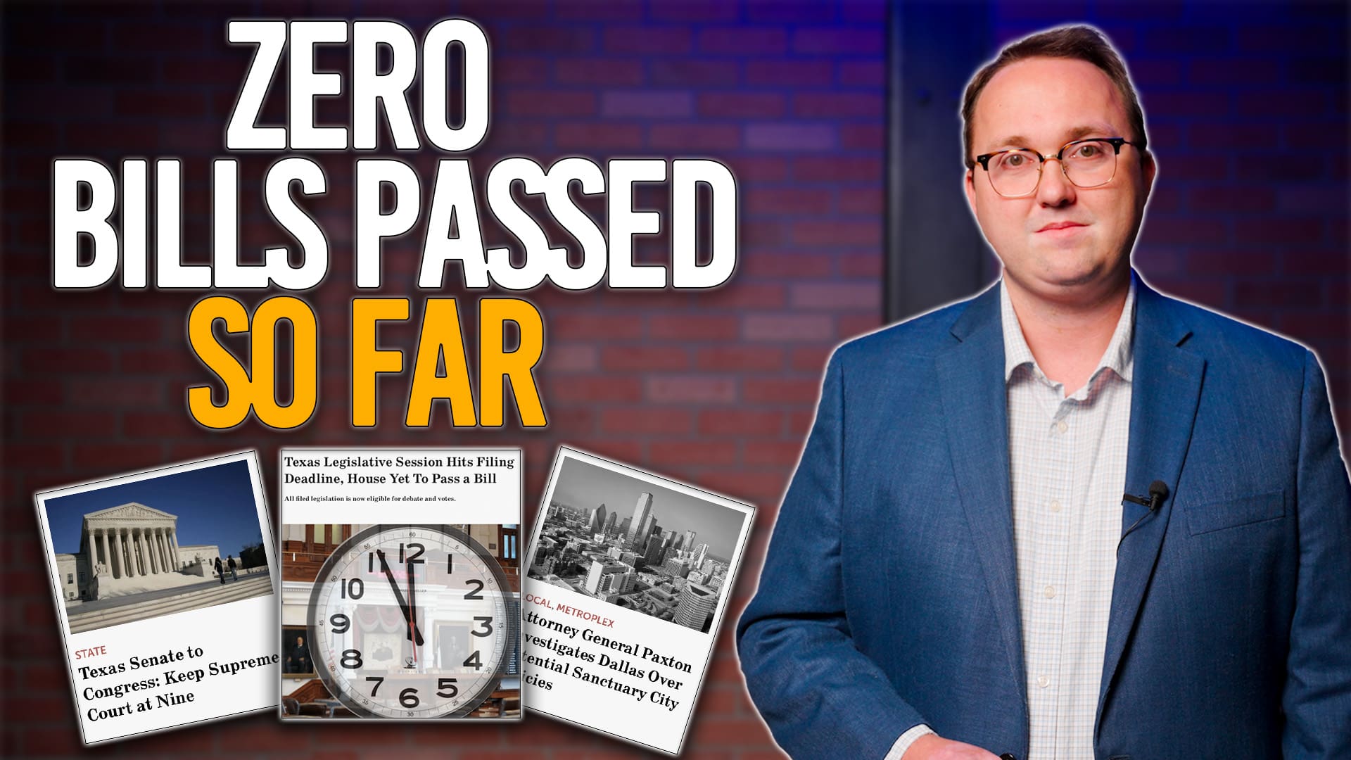 3/14/25 ZERO Bills Passed So Far - Texas Scorecard