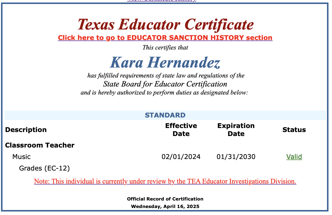 Fort Bend ISD Teacher Arrested for ‘Improper Relationship’ With Student ...
