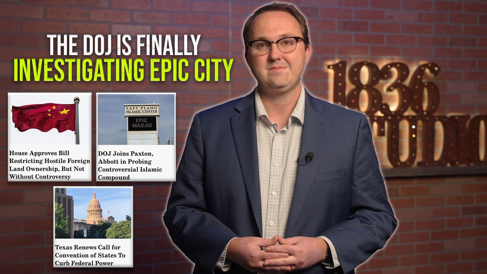 5/9/25 The DOJ is Investigating the Muslim EPIC City - Texas Scorecard