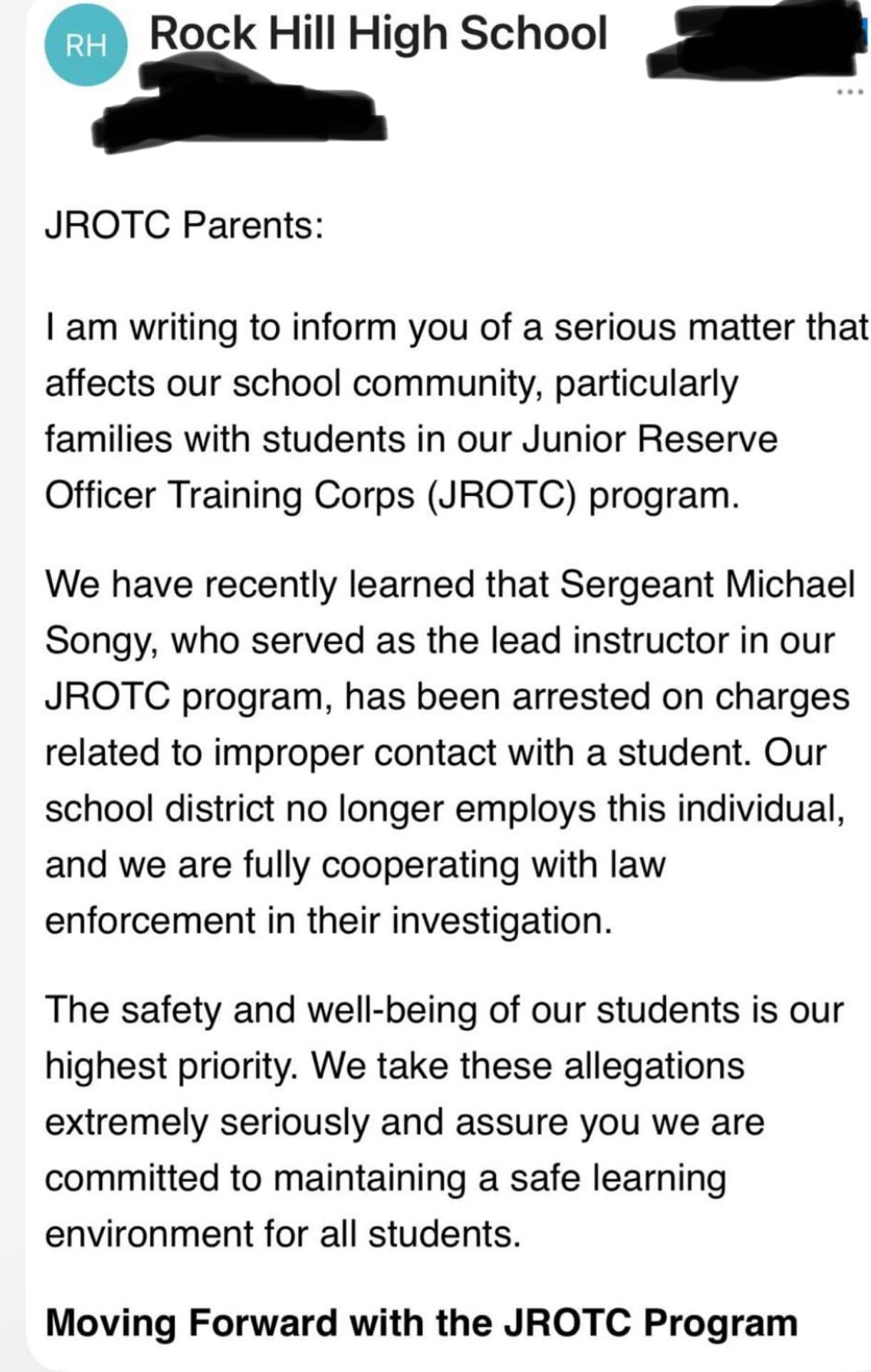 Prosper ISD JROTC Teacher Charged With Sex Crime Against Student ...