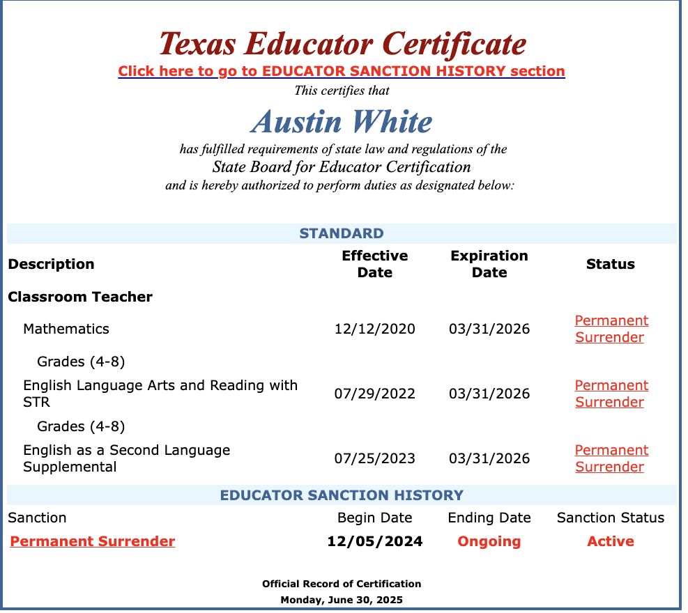 Allen ISD Elementary Teacher Indicted for Sexual Contact With Students ...