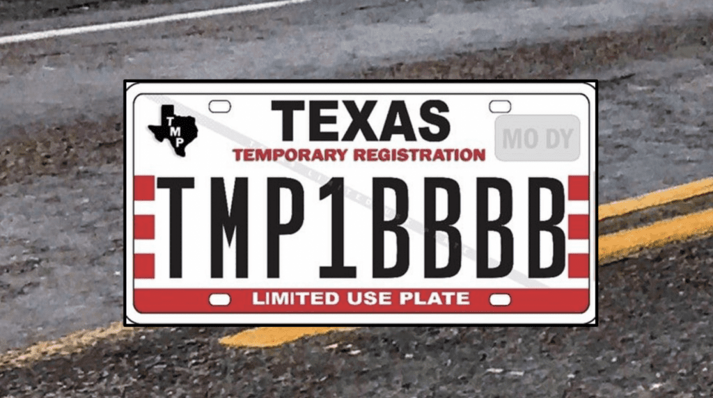 Texas Officially Phases Out Temporary Paper License Plates - Texas ...