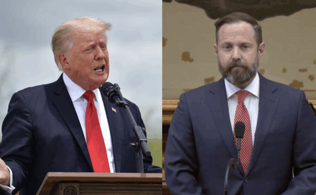 Trump Declares ‘Complete and Total Endorsement’ of Dustin Burrows ...